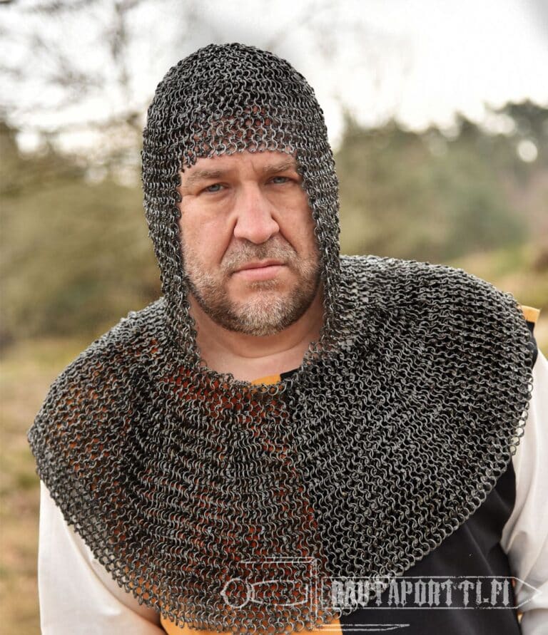 Riveted Steel Mail Coif - Irongate Armory