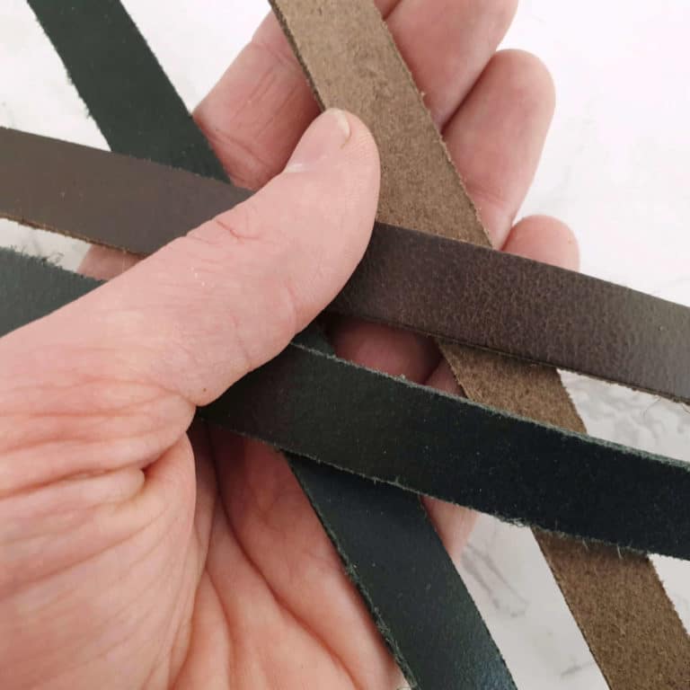 Leather strap, 15mm wide, 2.5mm thick, 120cm long - Irongate Armory