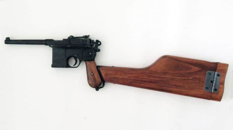 C96 Mauser with Wooden Stock, Germany 1896 - Irongate Armory