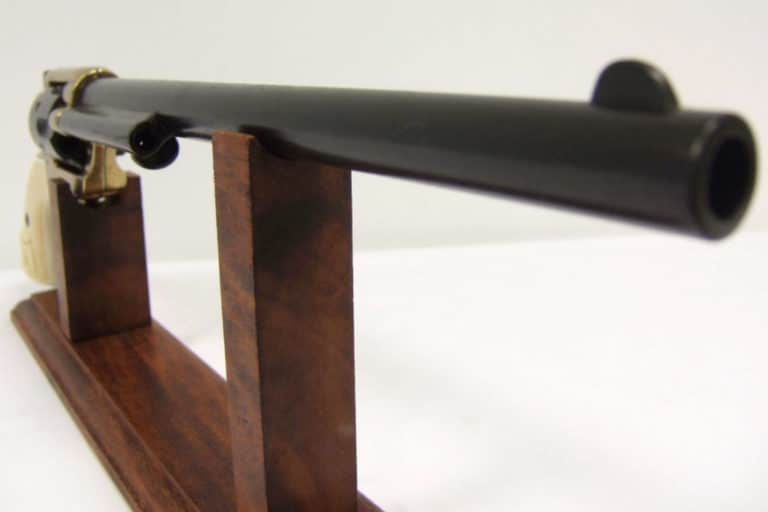 COLT Peacemaker with a long 12" barrel, black/brass/ivory, USA 1873 ...