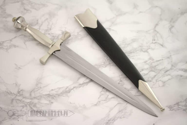 Silver Hilted Dagger - Irongate Armory