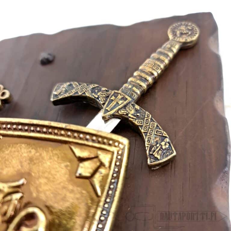 Panoply with Shield and 2 Letter Opener Swords - Irongate Armory