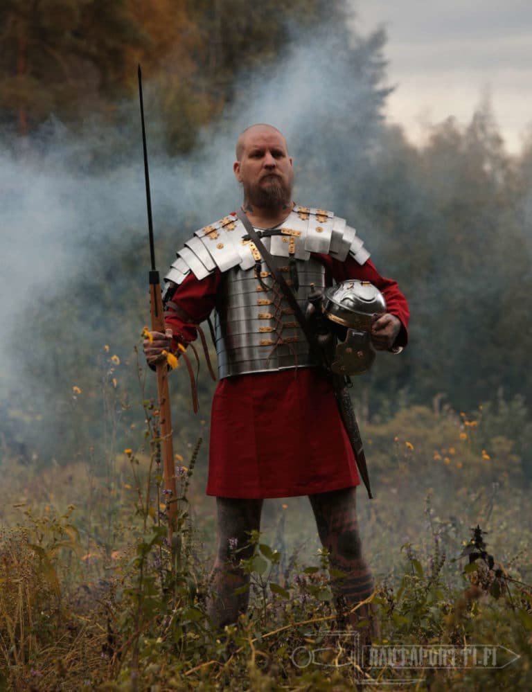 Roman Long Sleeved Red Tunic - Irongate Armory