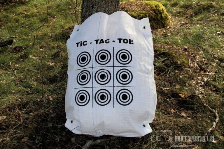 Archery Target with Tic-Tac-Toe Pattern - Irongate Armory
