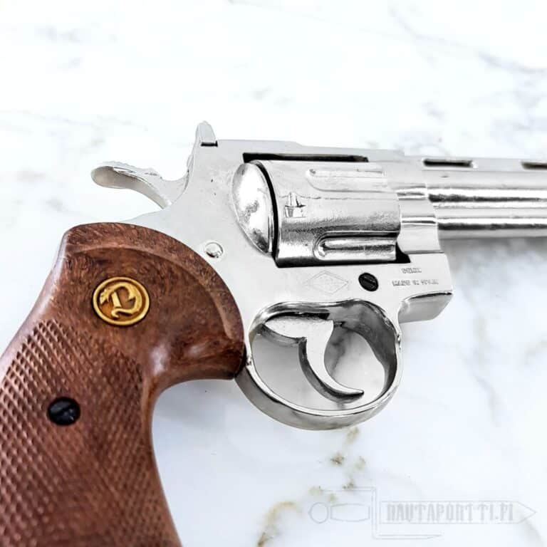 Nickel-plated Colt Python .357 Magnum Revolver with 6" Barrel ...