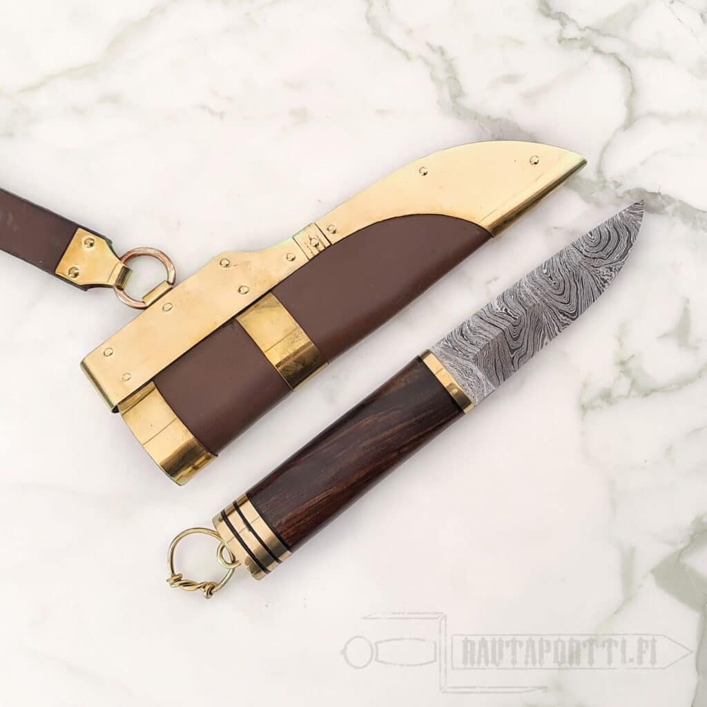 Viking Age Damascus Knife - Irongate Armory