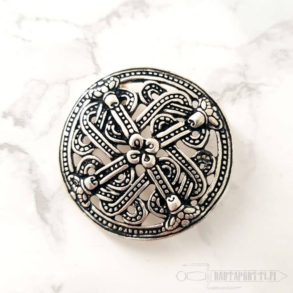 Finnish Round Brooch in Borre Style - Irongate Armory