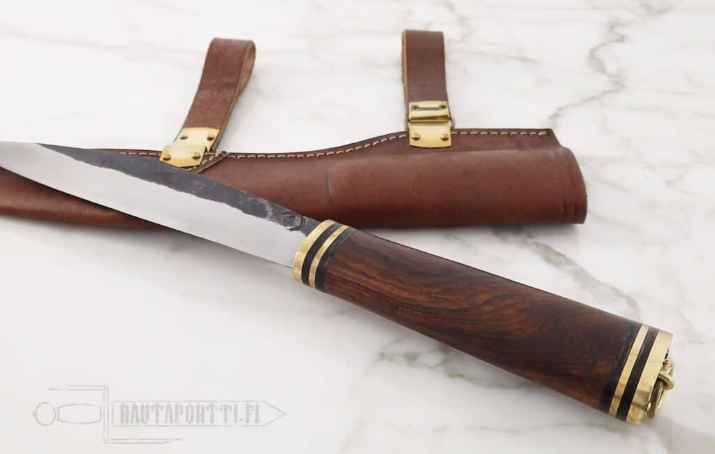 Hand Forged Viking Seax with Horizontal Sheath - Irongate Armory