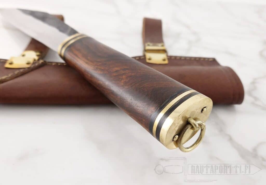 Hand Forged Viking Seax with Horizontal Sheath - Irongate Armory