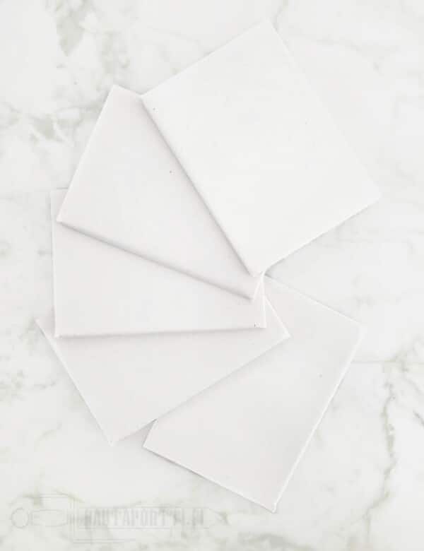Handmade White Cotton Paper -Set - Irongate Armory