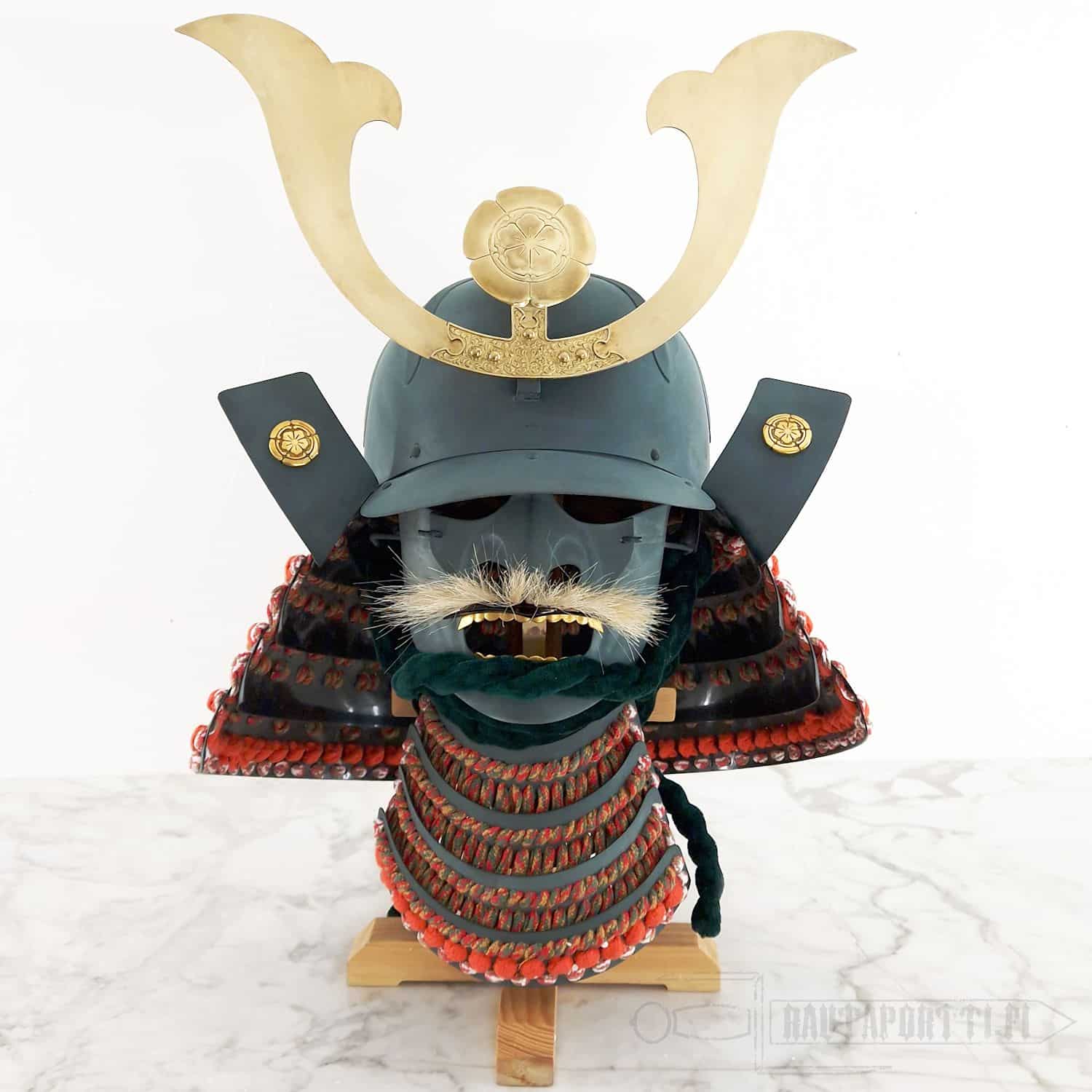 Nobunaga Oda Armor Sca Leather Armor Japanese Samurai Helmet Oda