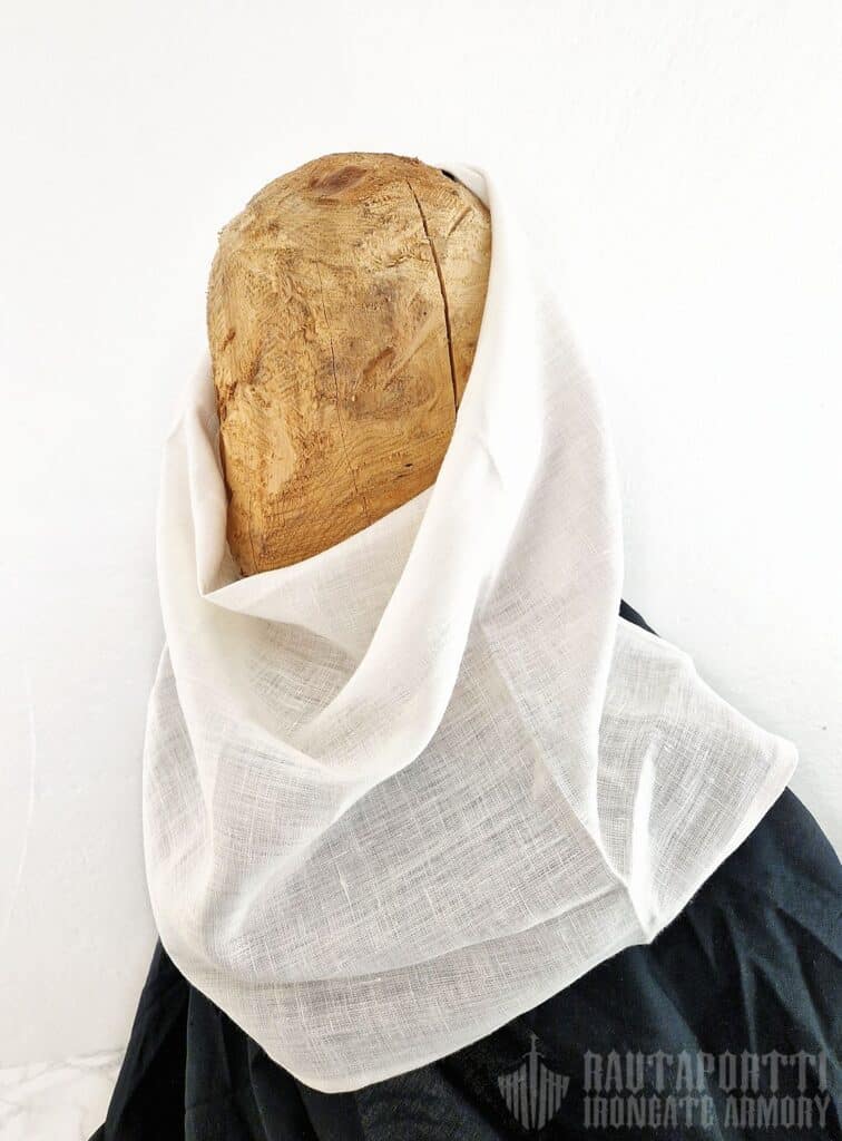 Medieval Rectangle Linen Veil / Wimple - Irongate Armory